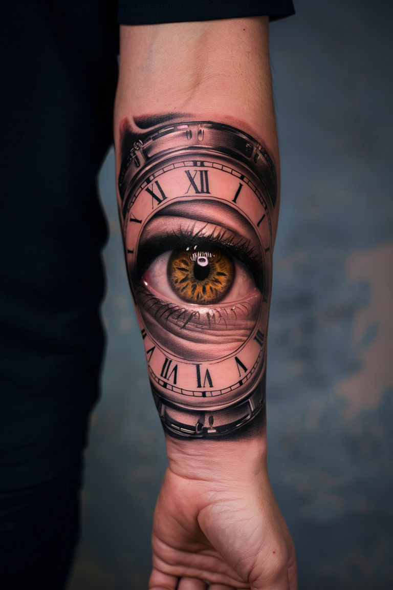 20 Clock Tattoo Ideas That'll Make Time Stand Still