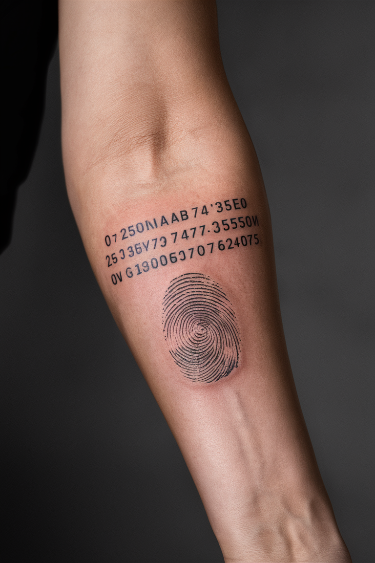 30 Fingerprint Tattoo Ideas That Are Unique, Meaningful, and Totally You