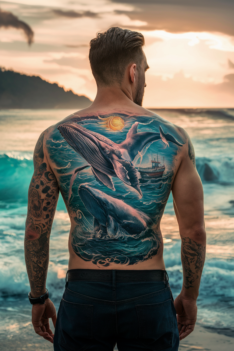 20 Ocean Tattoo Ideas That’ll Make a Splash (Literally)