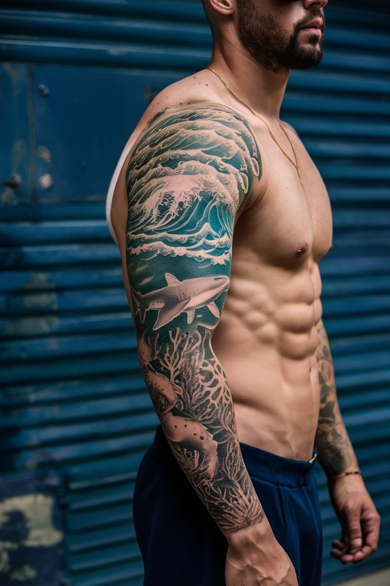 20 Ocean Tattoo Ideas That’ll Make a Splash (Literally)