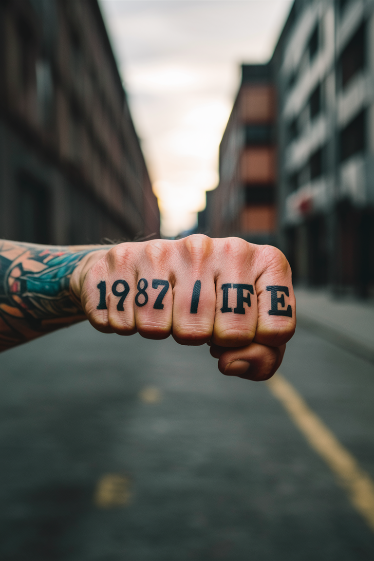 20 Best Knuckle Tattoos Ideas for Men