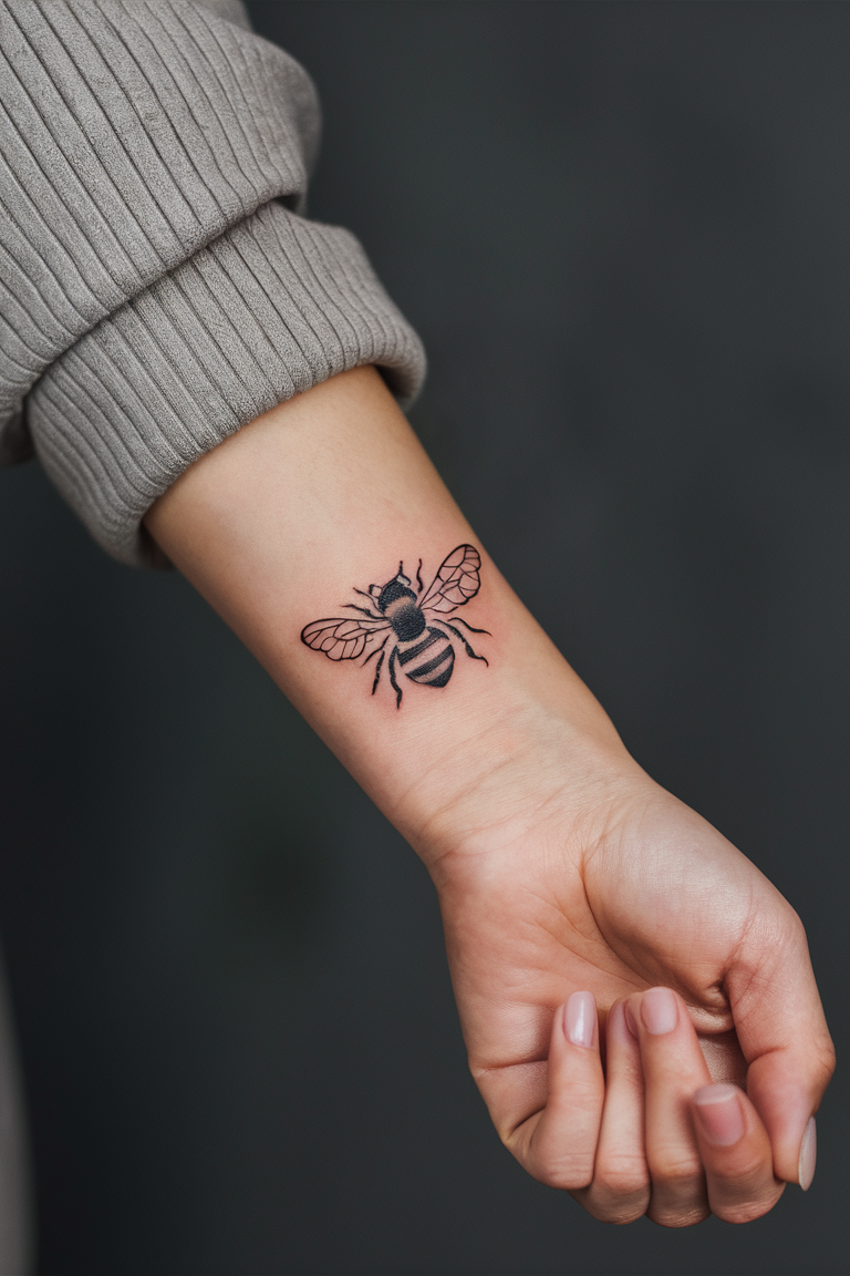 20 Bee Tattoo Ideas That Are Buzz-Worthy (With Meanings & Design Tips!)