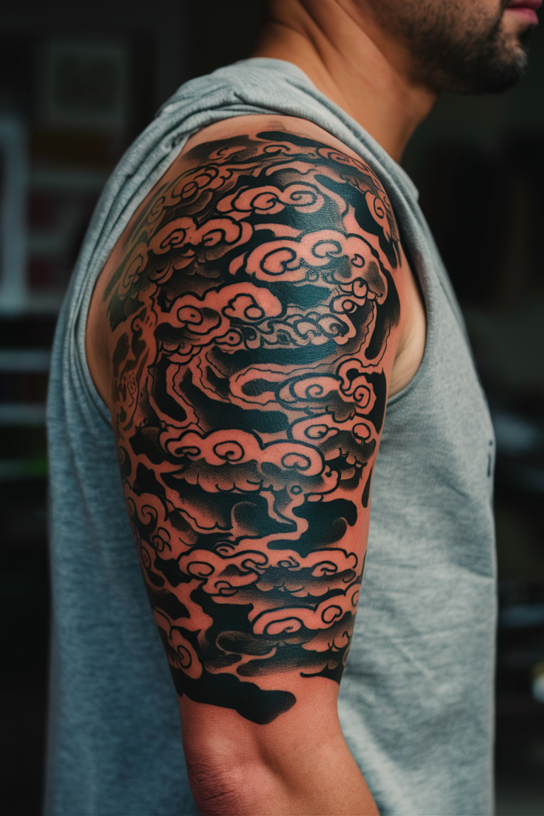 15 Amazing Cloud Tattoos That Will Blow You Away