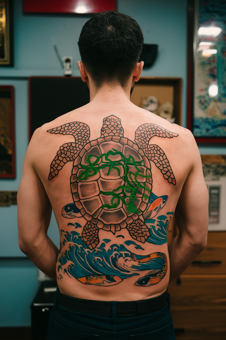 15 Turtle Tattoos That Are Totally Shell-tastic (And What They Mean)