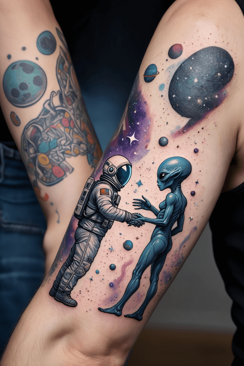 10 Unique Alien Tattoo Ideas