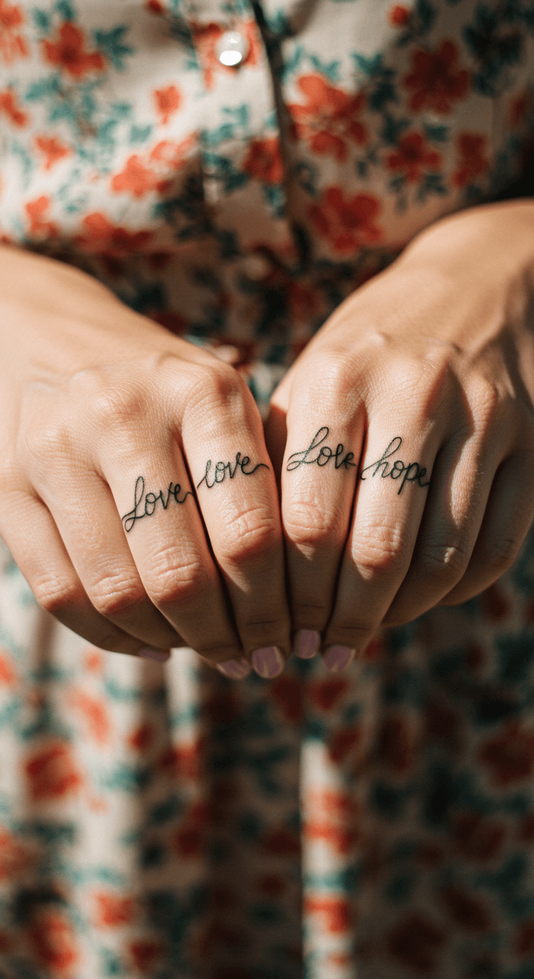 11 Knuckle Tattoos: Bold Ideas to Wear Your Story on Your Hands ...