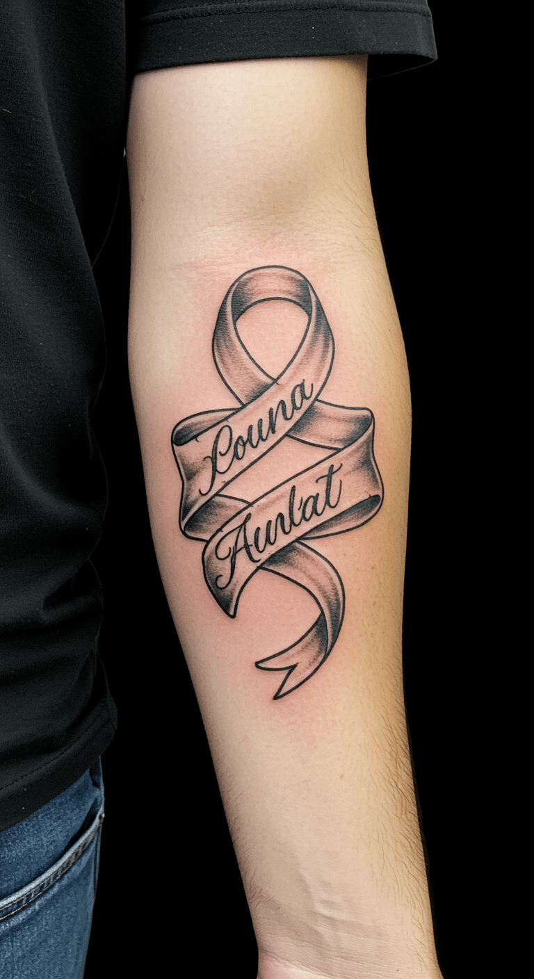 10 Ribbon Tattoo Ideas That Are Both Meaningful and Stylish