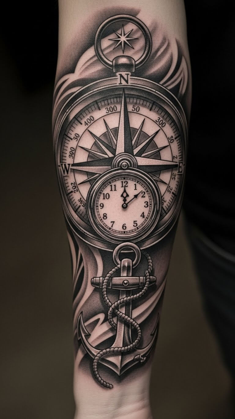 5 Compass Tattoo Ideas That Never Go Out of Style (And Why We Love Them)