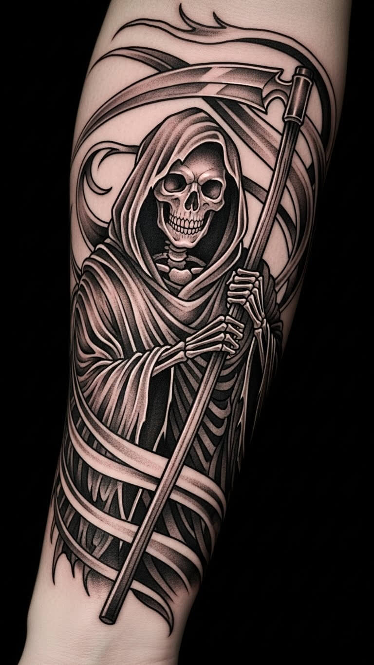 5 Grim Reaper Tattoos You’ll Totally Dig