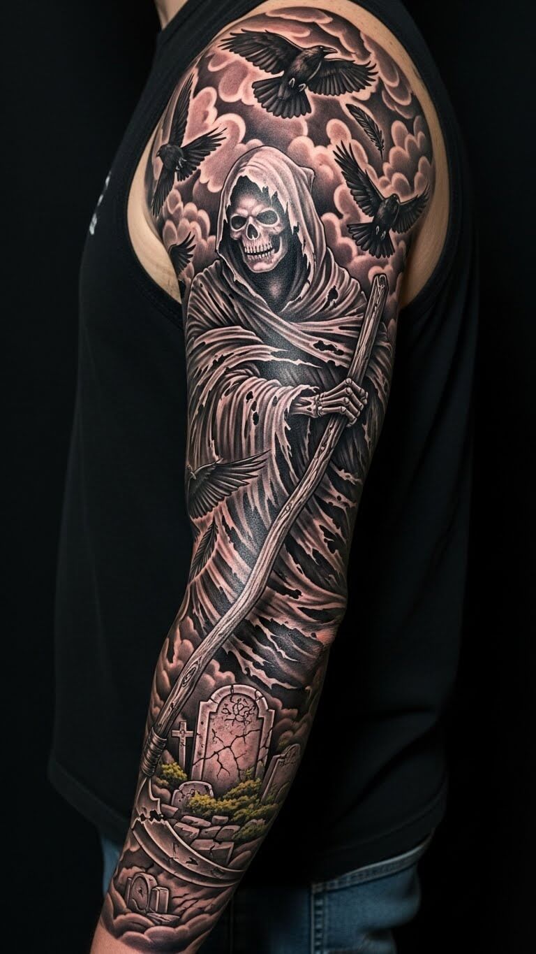 5 Grim Reaper Tattoos You’ll Totally Dig