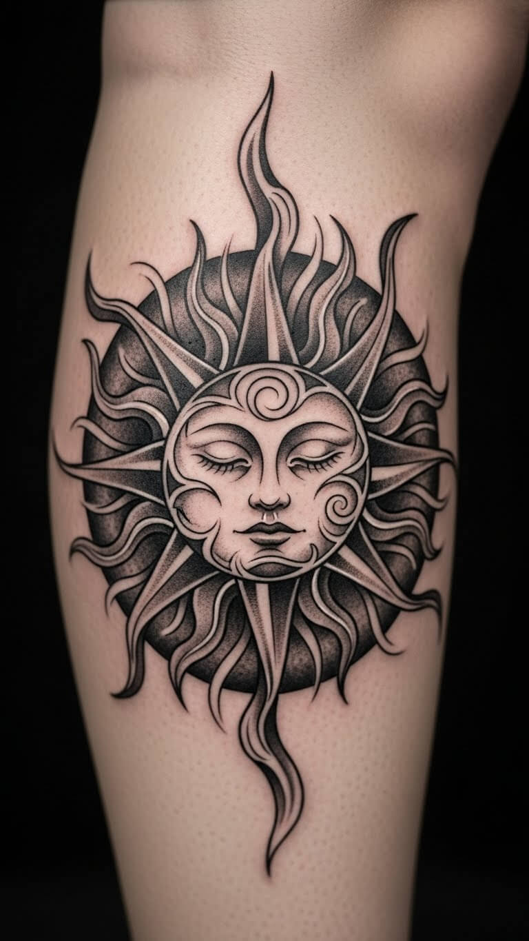 8 Sun Tattoo Ideas That Radiate Style, Meaning, and Personality